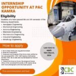 INTERNSHIP AT Pakistan Aeronautical Complex PAC KAMRA 2024 Online Apply